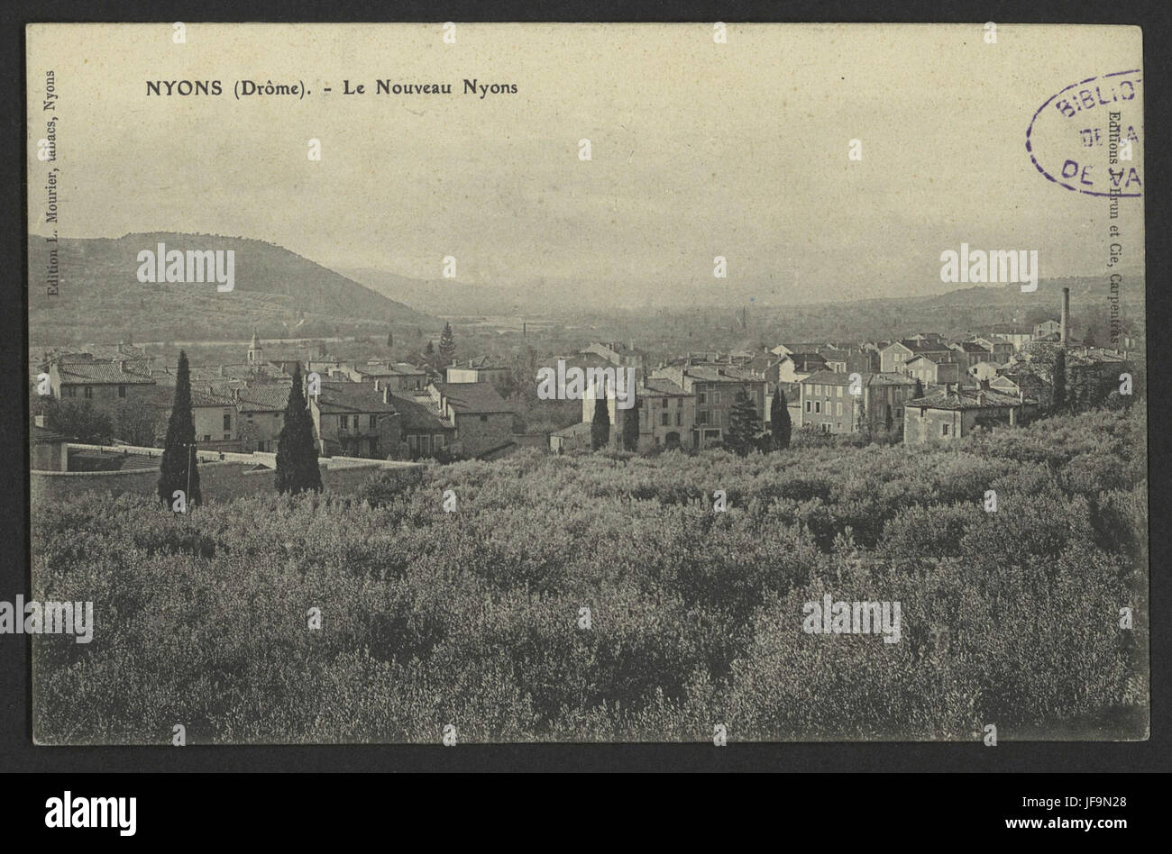 Map of nyons hi-res stock photography and images - Alamy