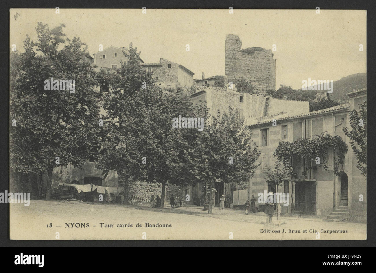 Nyons map hi-res stock photography and images - Alamy