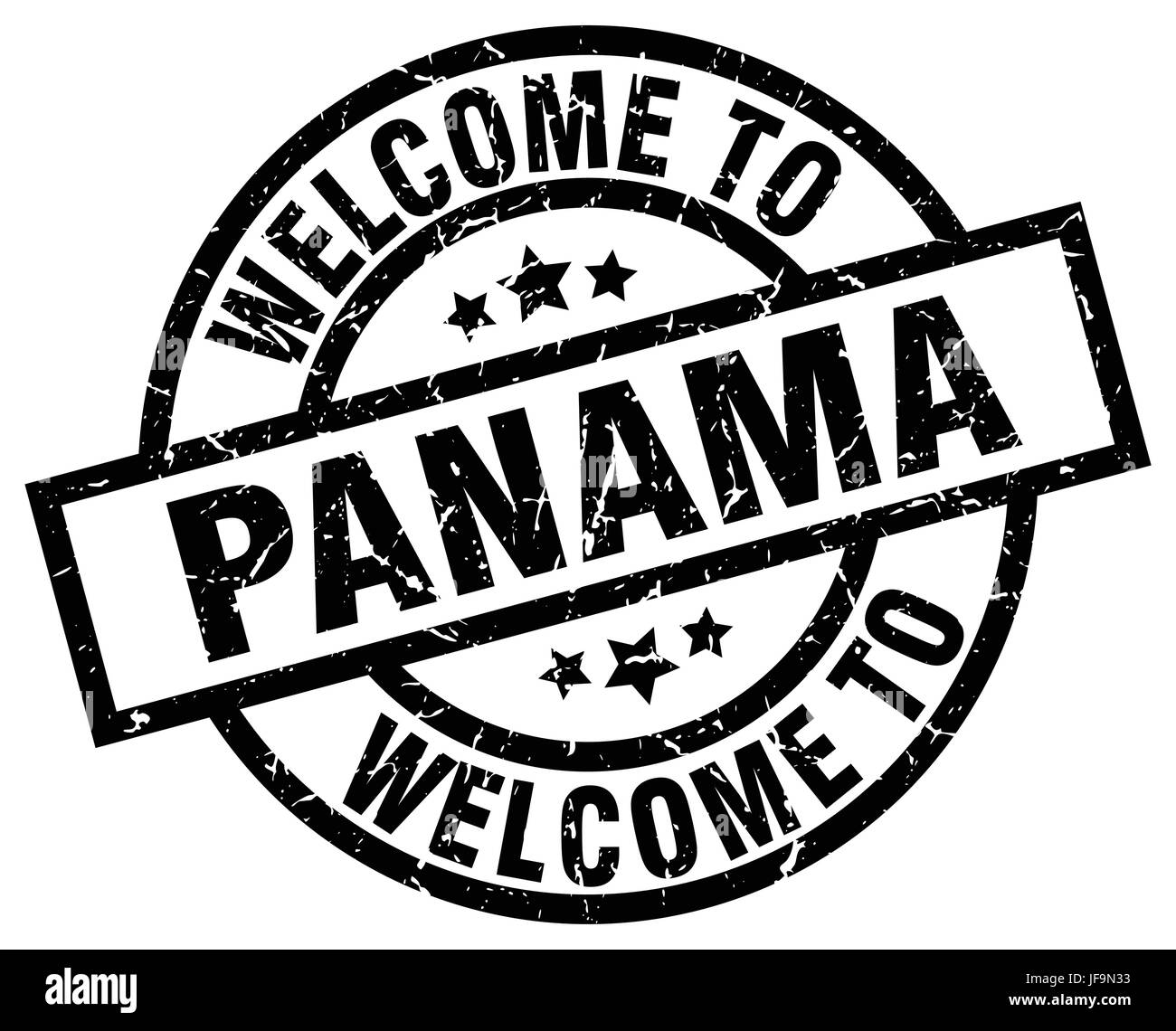 Welcome to panama sign Black and White Stock Photos & Images - Alamy