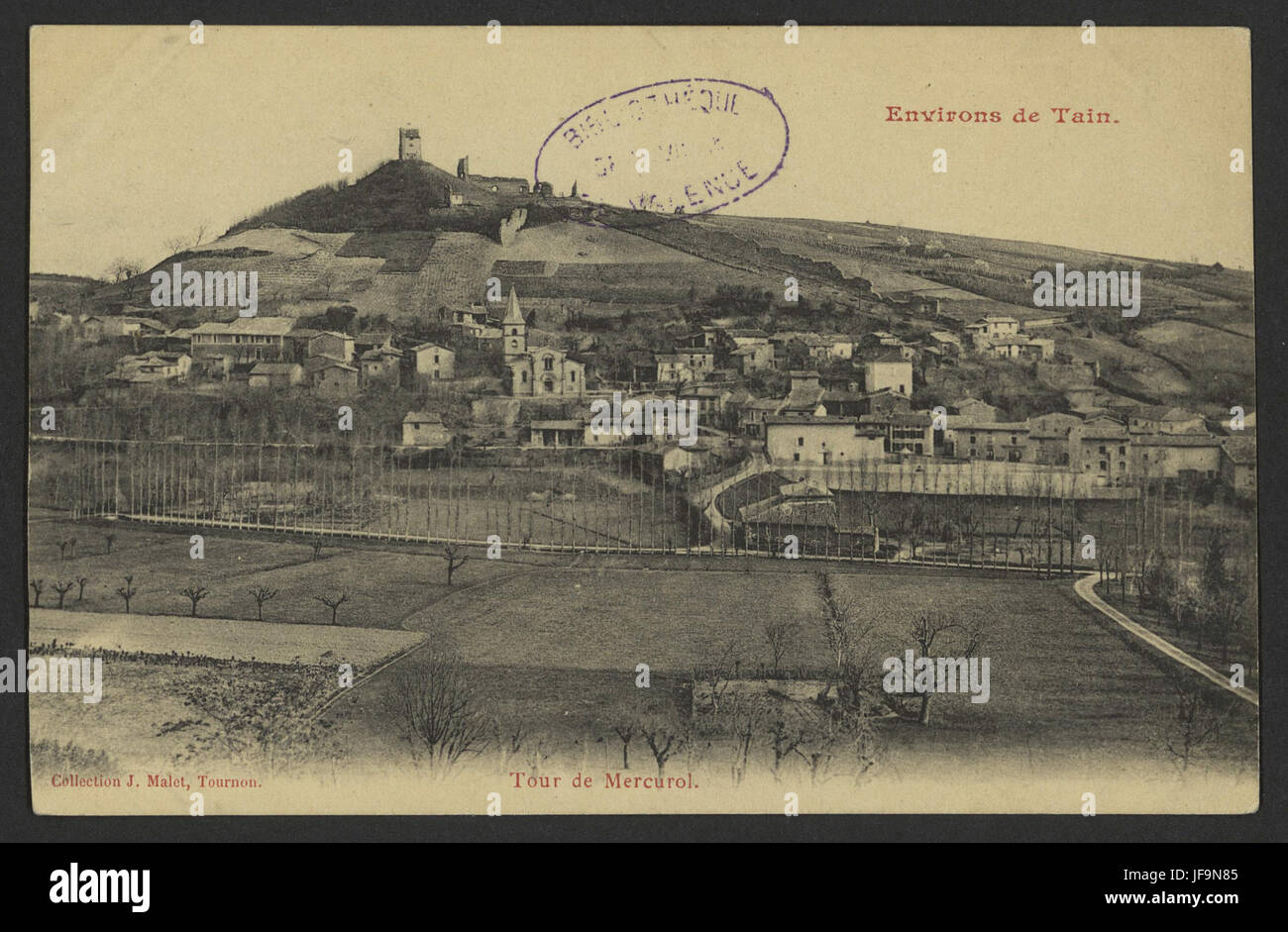 A scenic view of the surroundings of Tain, France, showcasing its ...