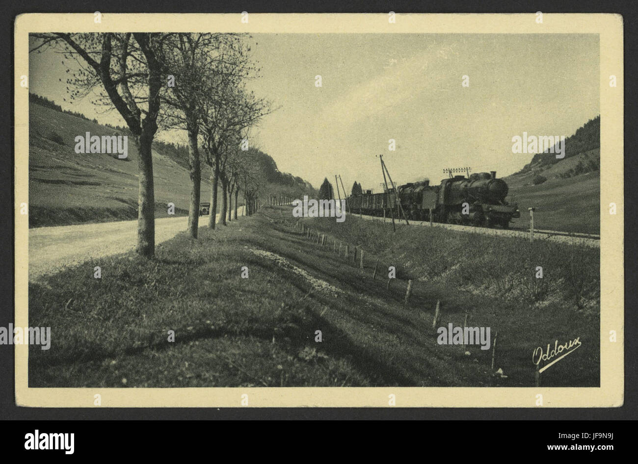 The Route des Alpes passing through the Col de Lus-la-Croix-Haute, a ...
