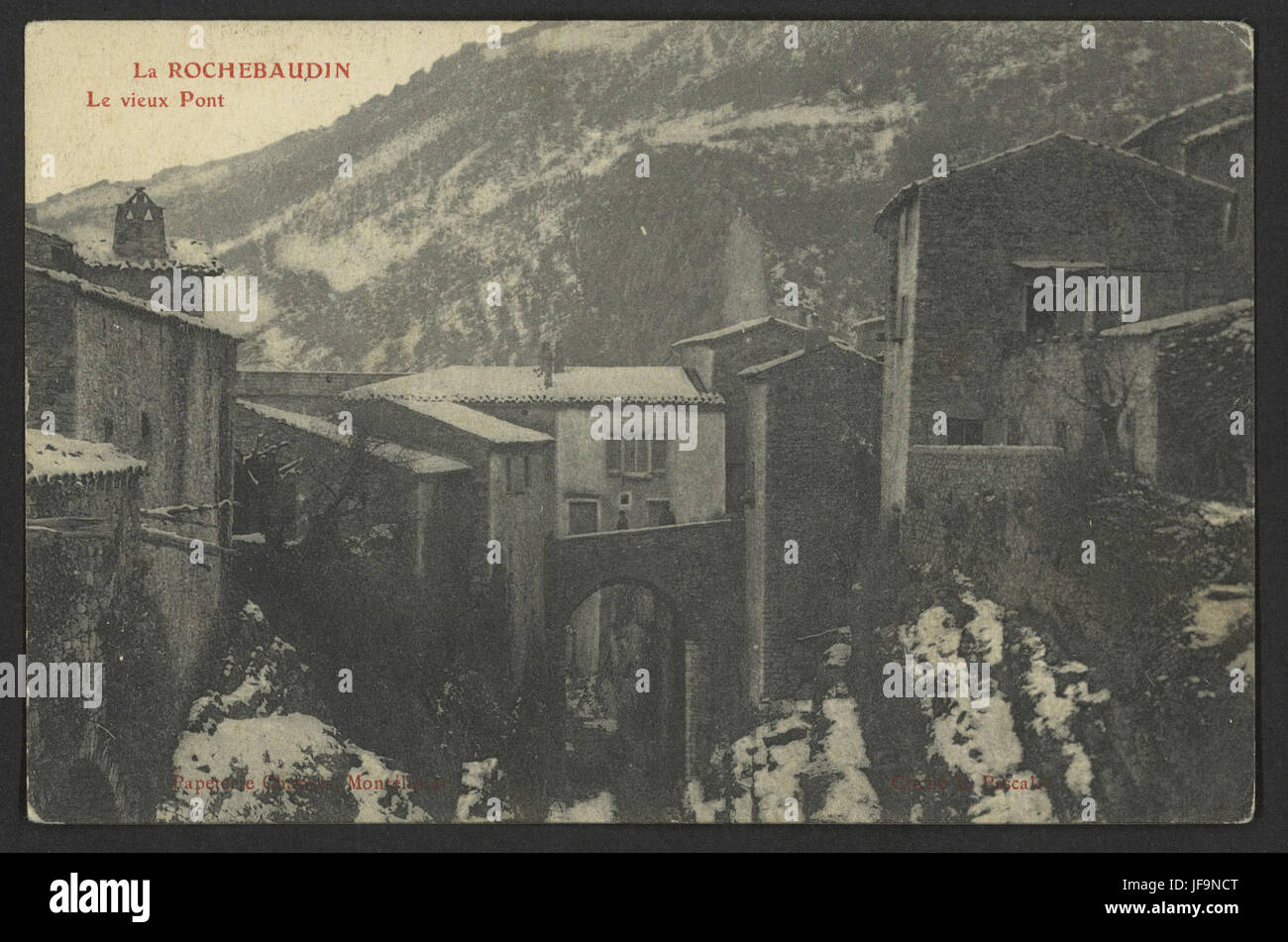 An image of 'Le vieux pont' at La Rochebaudin, an ancient bridge that ...