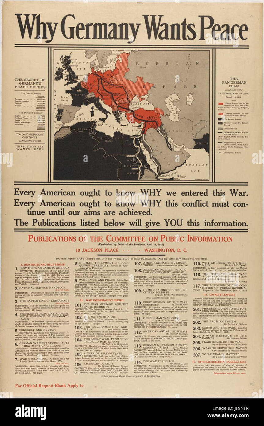 Why Germany Wants Peace Stock Photo - Alamy