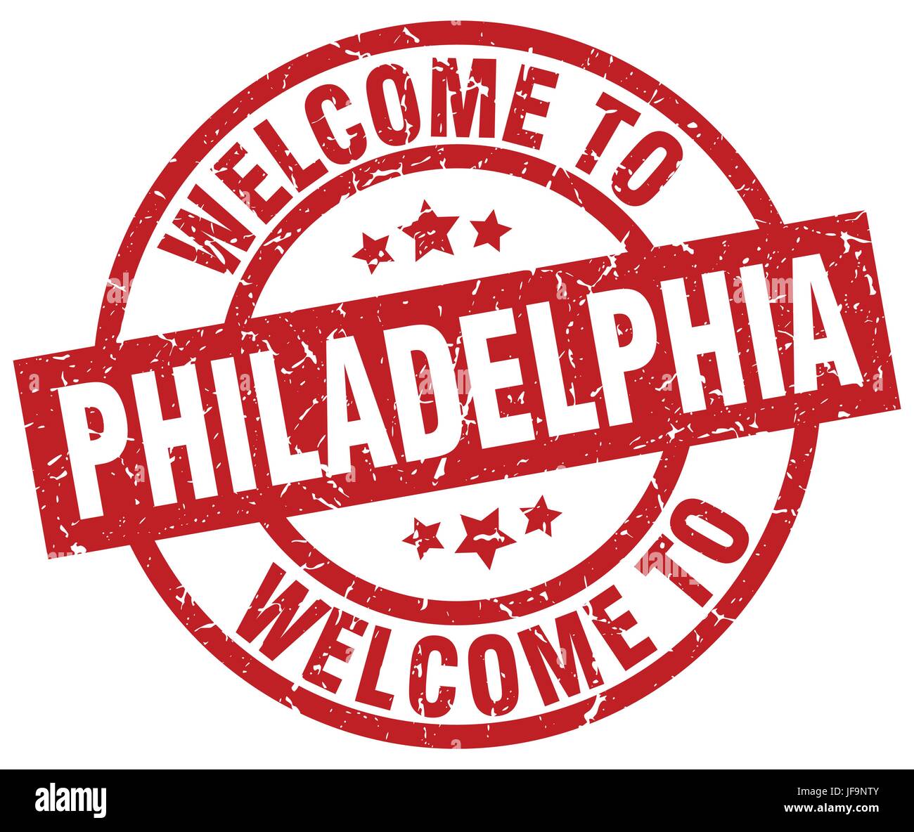 welcome to Philadelphia red stamp Stock Vector Image & Art - Alamy