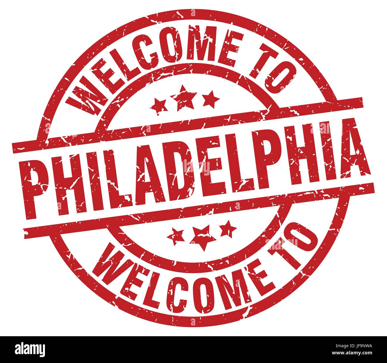 welcome to Philadelphia red stamp Stock Vector Image & Art - Alamy