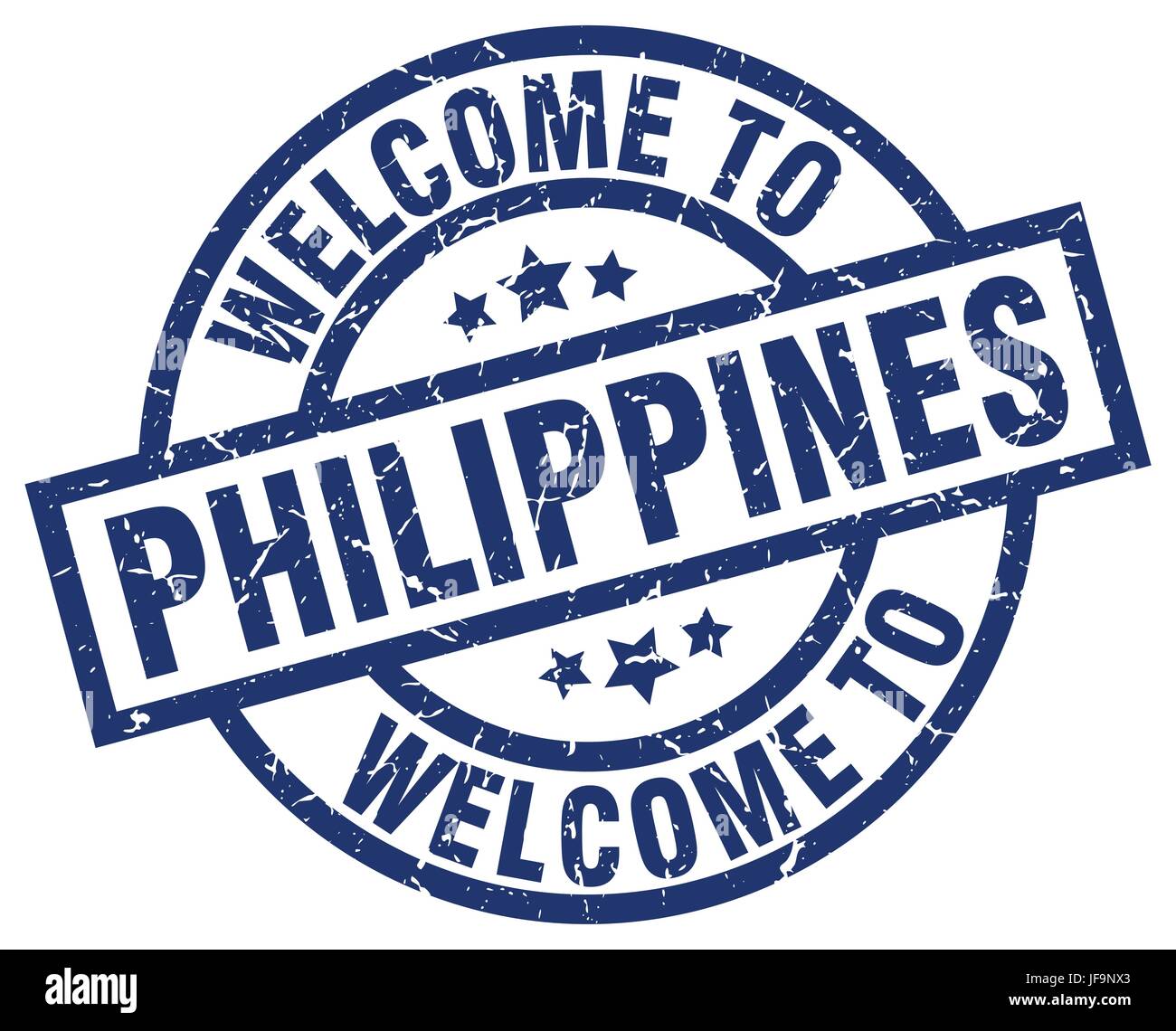 welcome to Philippines blue stamp Stock Vector Image & Art - Alamy