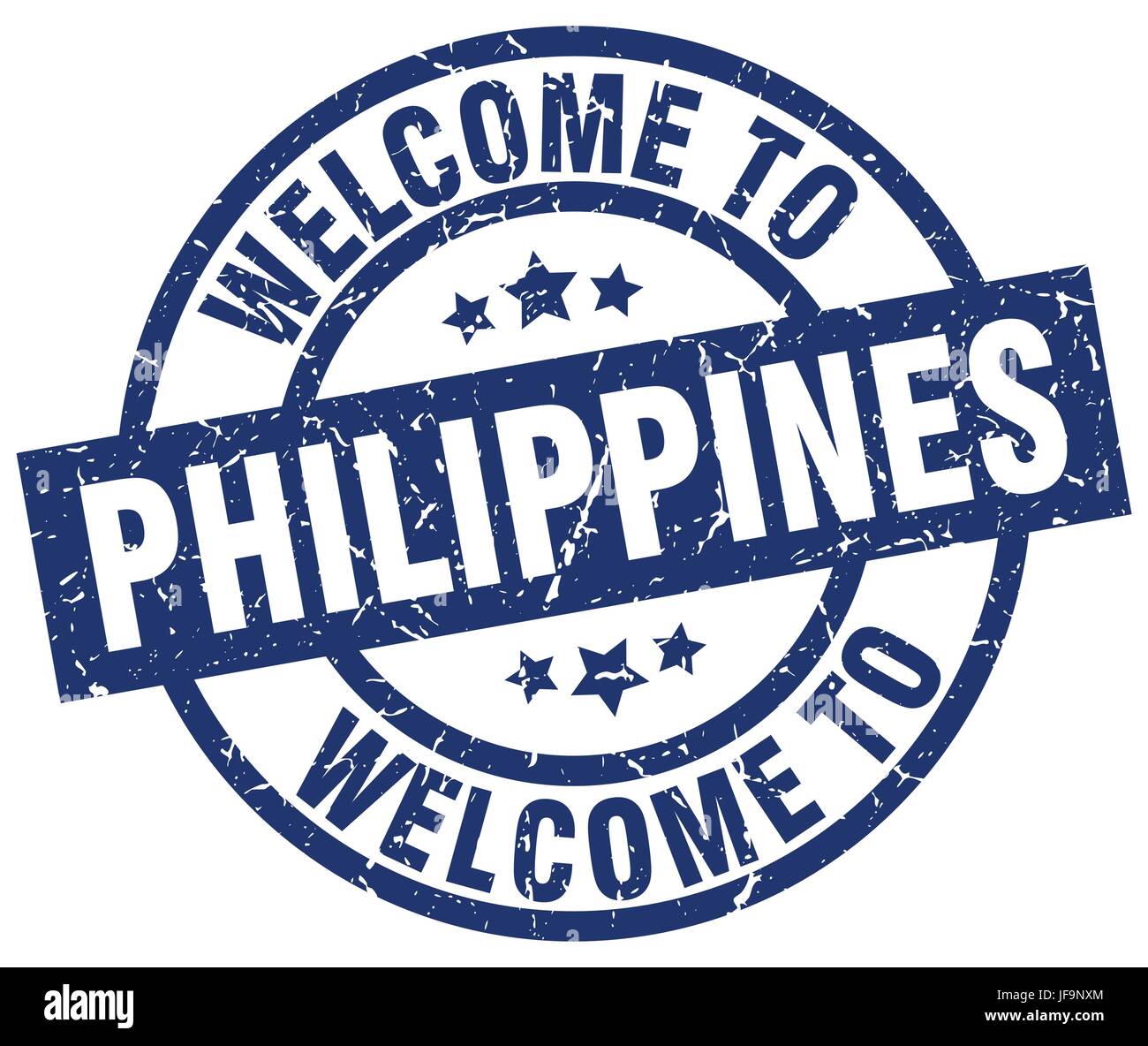 welcome to Philippines blue stamp Stock Vector Image & Art - Alamy