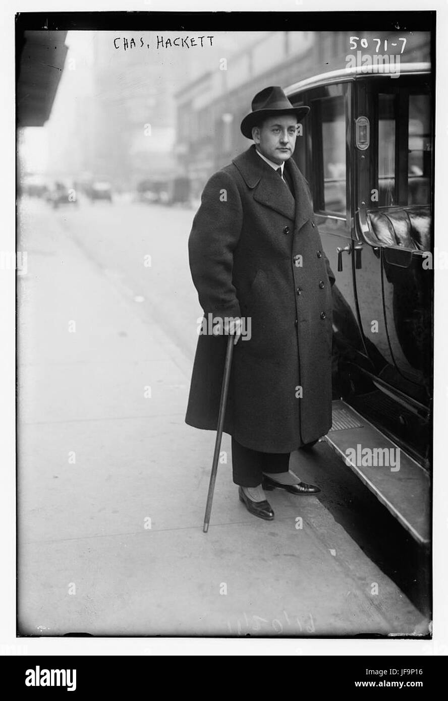 Portrait of Chas Hackett, Historical Figure Stock Photo - Alamy