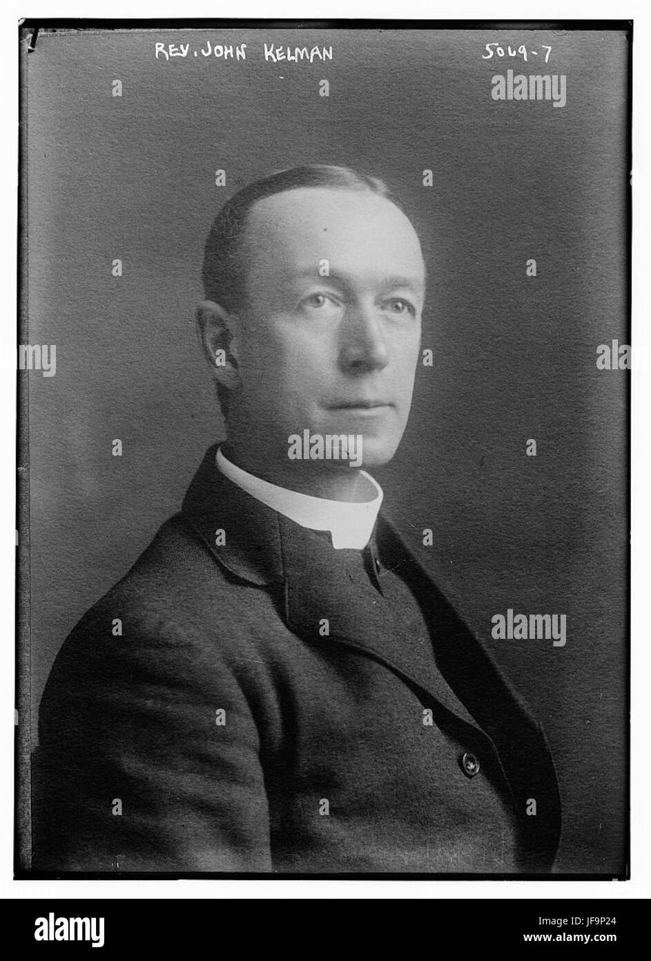 A historical portrait of Rev John Kelman, a respected figure in ...