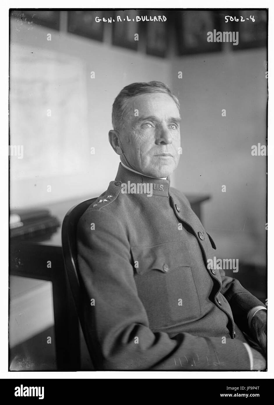 A portrait of General RL Bullard, an influential military leader in the ...