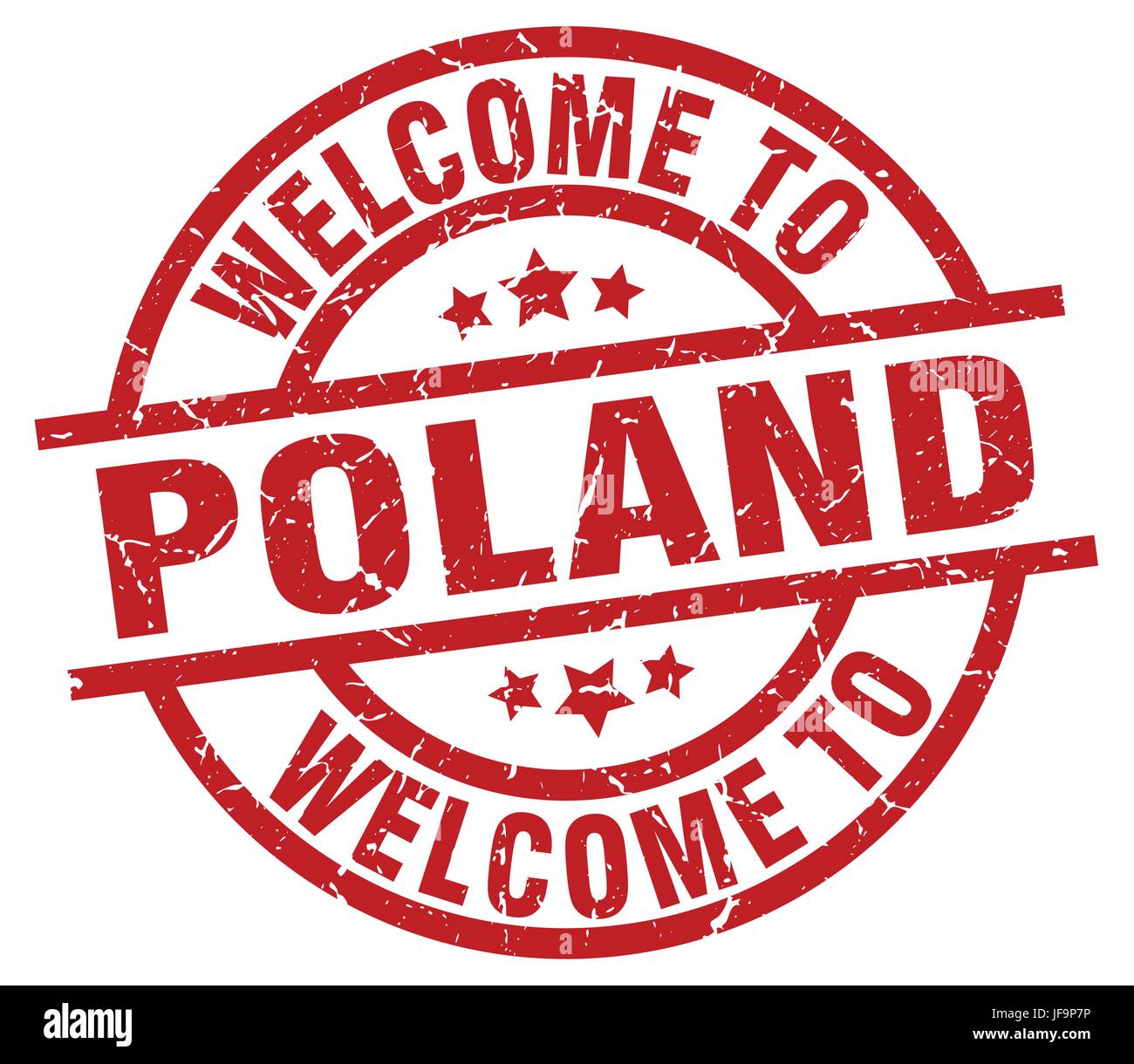 welcome to Poland red stamp Stock Vector Image & Art - Alamy