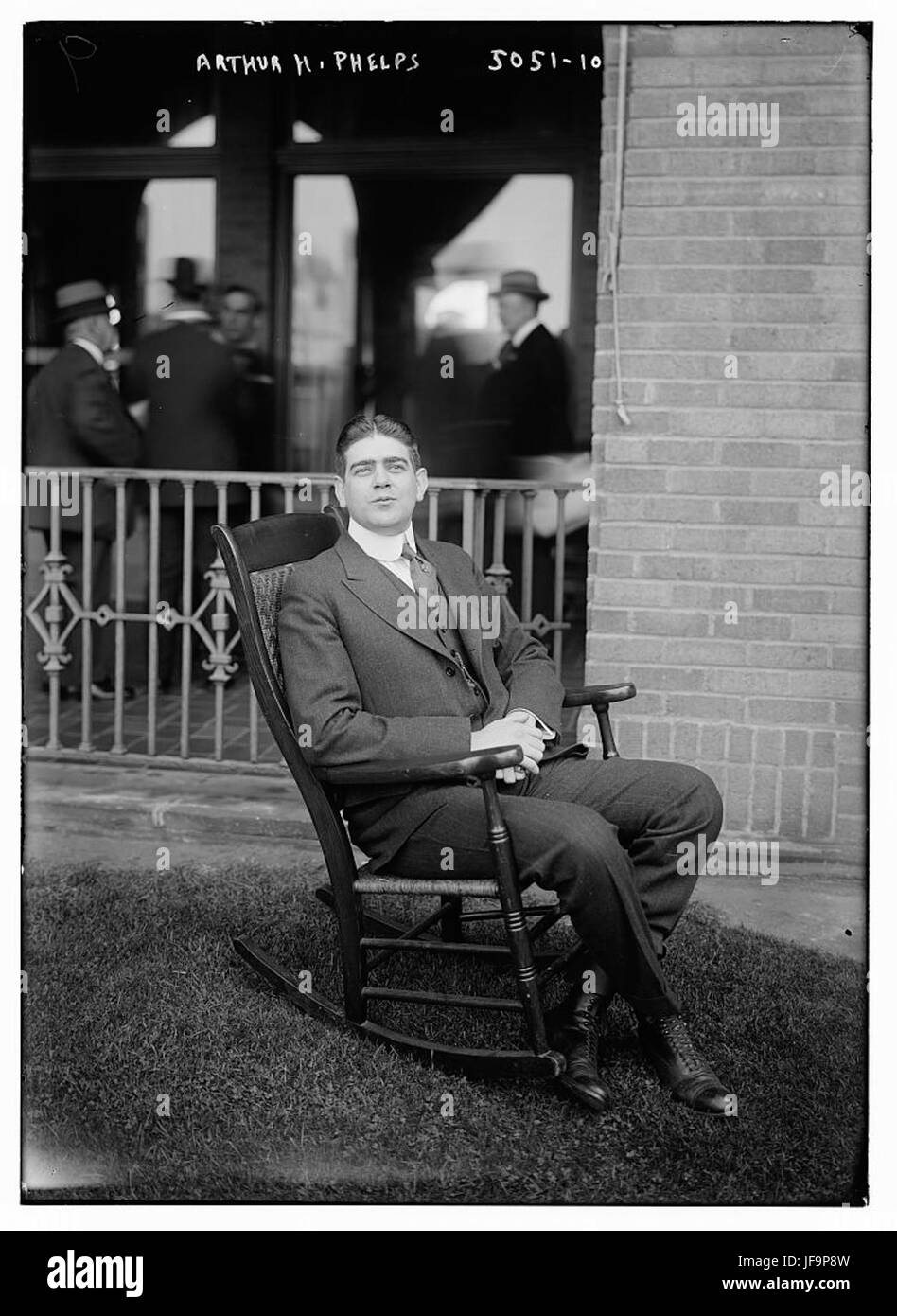 A portrait of Arthur H Phelps, captured in a vintage photograph ...