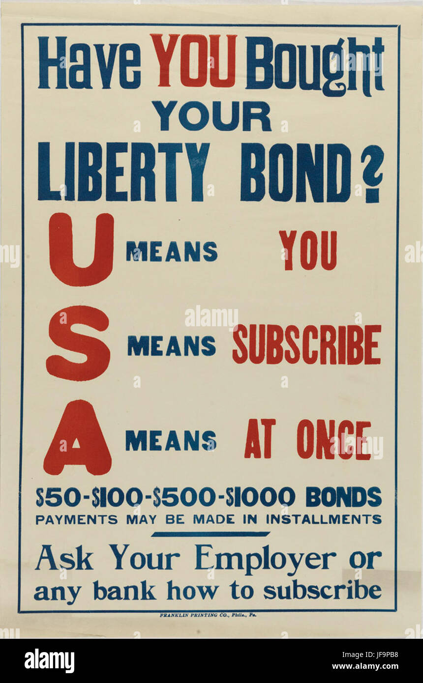 Liberty bond hi-res stock photography and images - Alamy