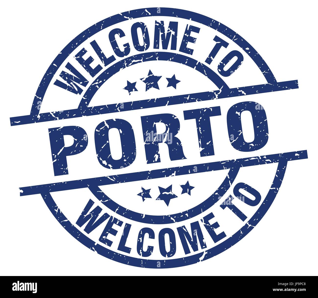 welcome to Porto blue stamp Stock Vector Image & Art - Alamy