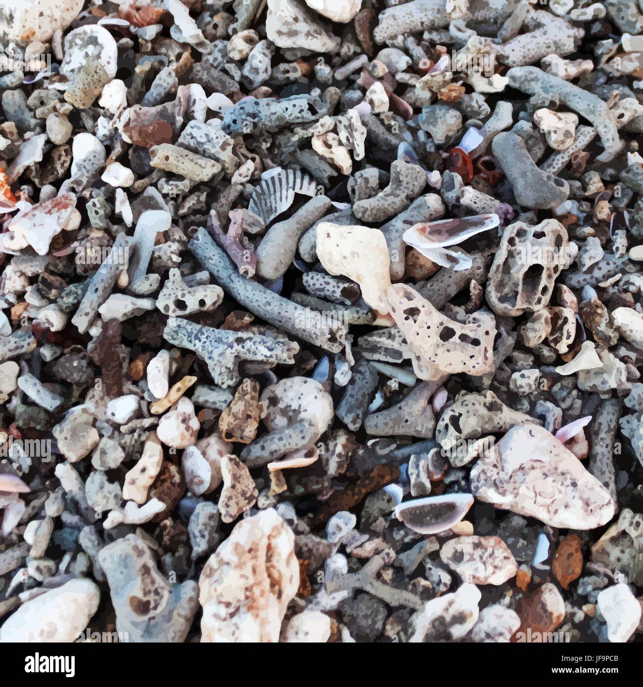 Gravel background stone texture Stock Vector Images - Alamy
