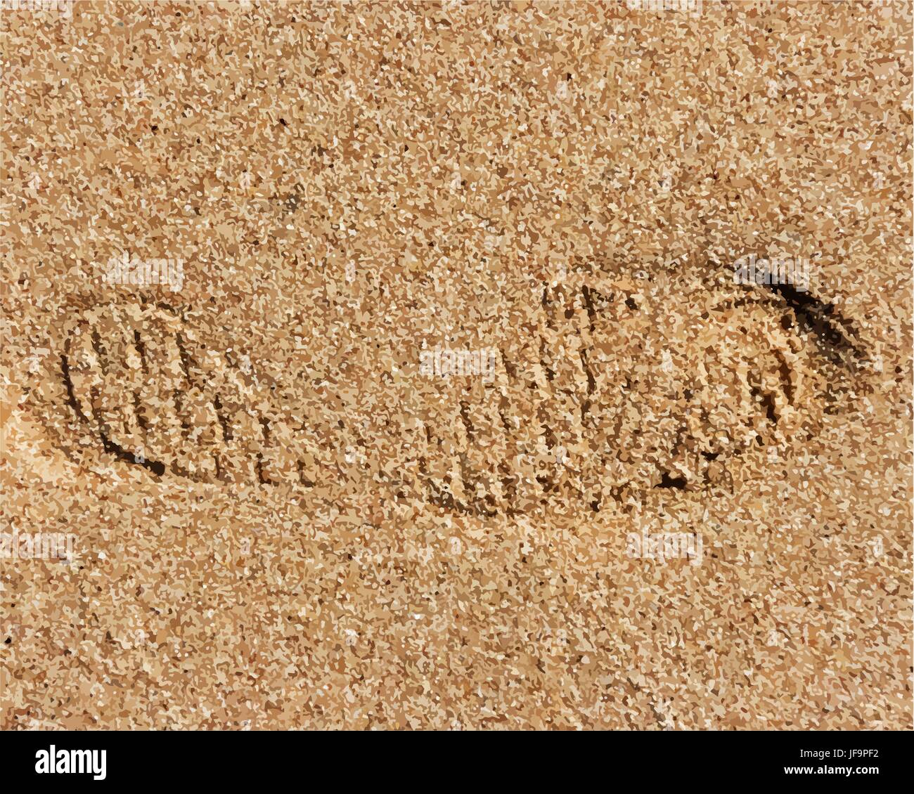Sand texture with footprint Stock Vector Image & Art - Alamy