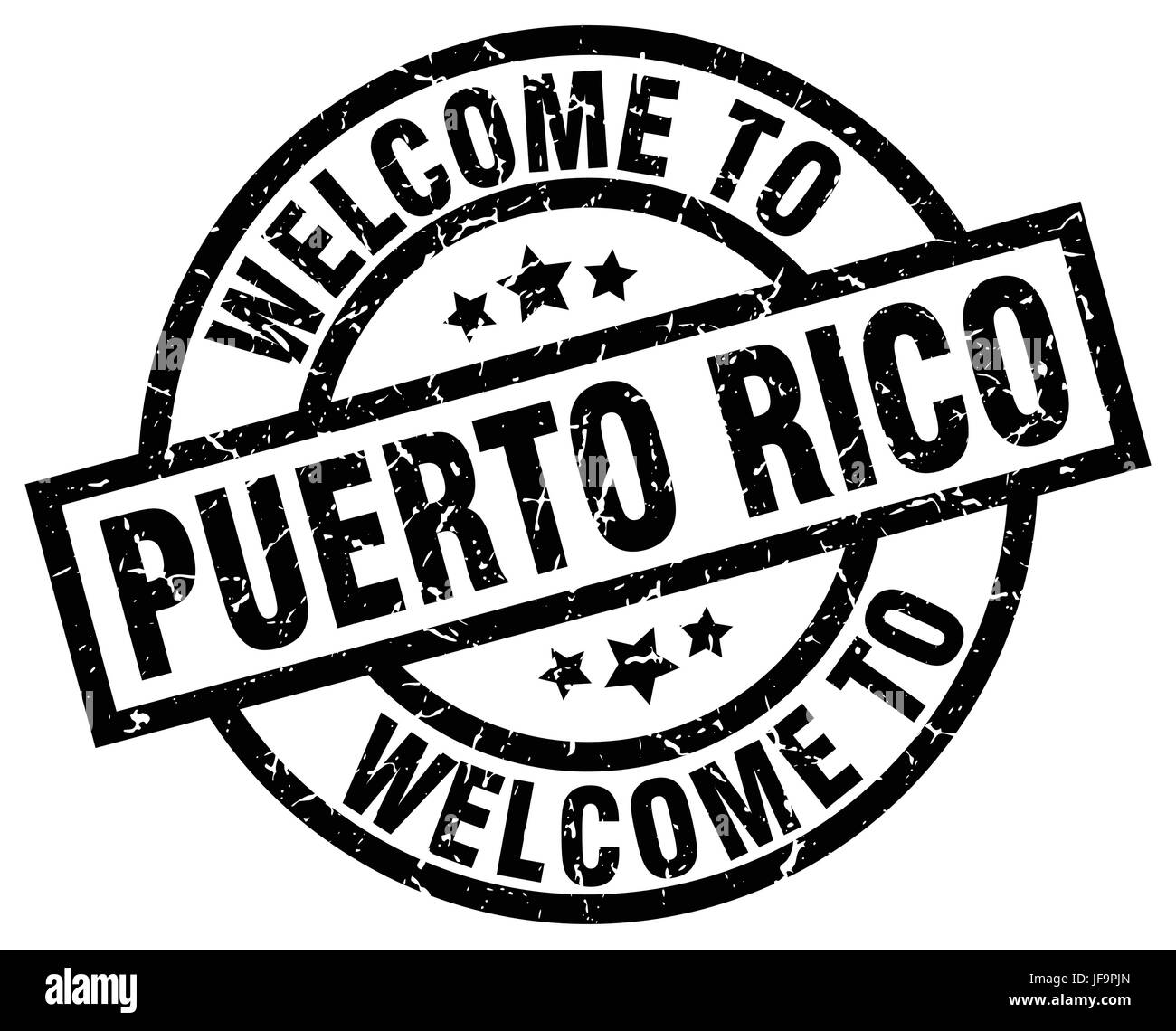 welcome to Puerto Rico black stamp Stock Vector Image & Art - Alamy