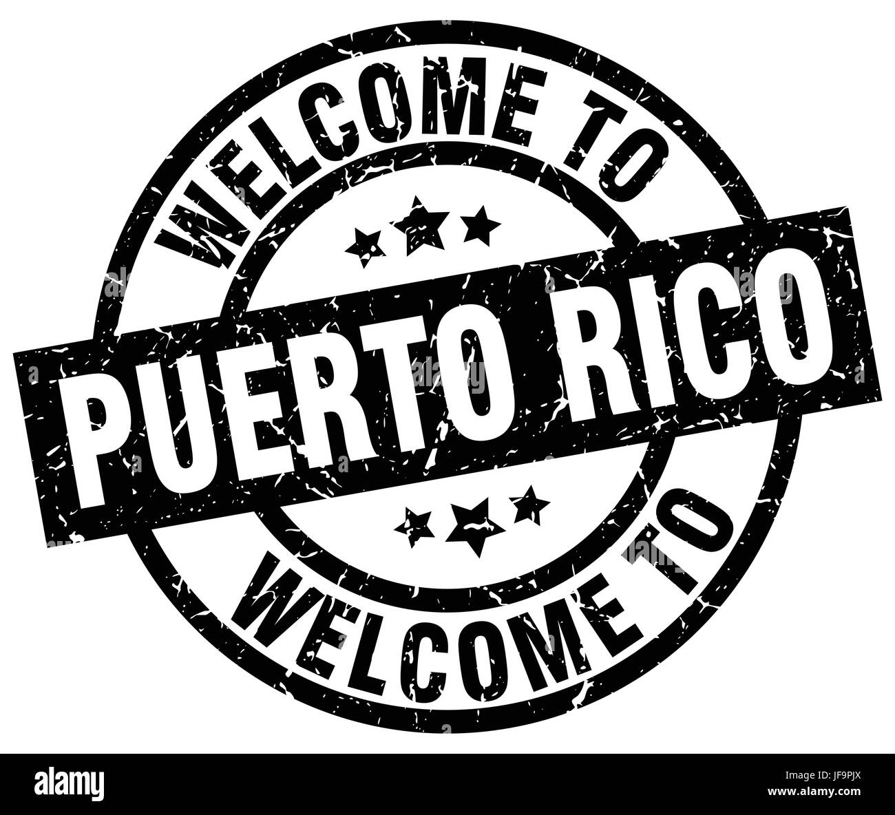 welcome to Puerto Rico black stamp Stock Vector Image & Art - Alamy