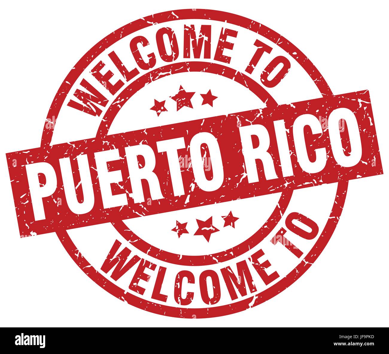 welcome to Puerto Rico red stamp Stock Vector Image & Art - Alamy