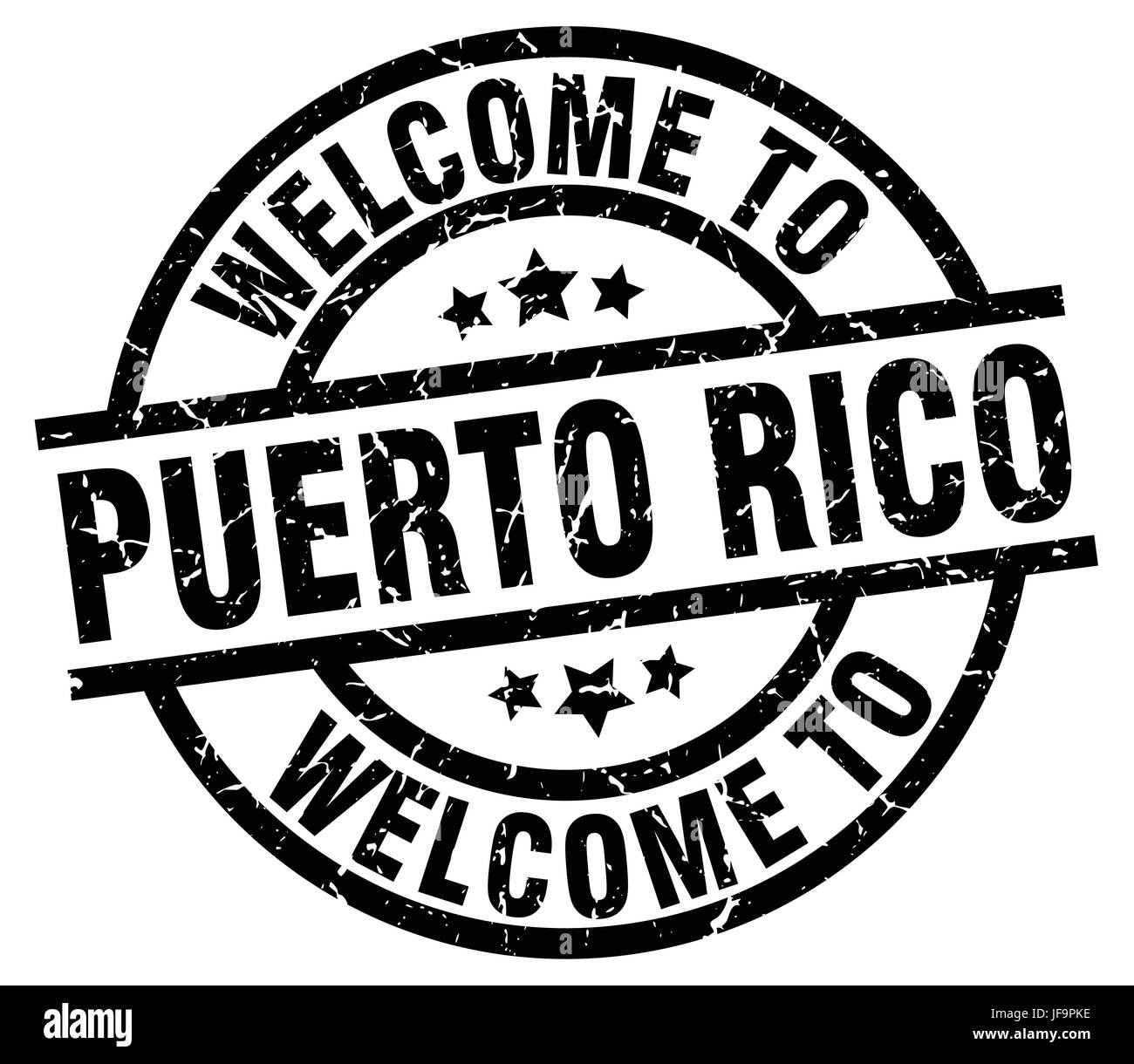 welcome to Puerto Rico black stamp Stock Vector Image & Art - Alamy