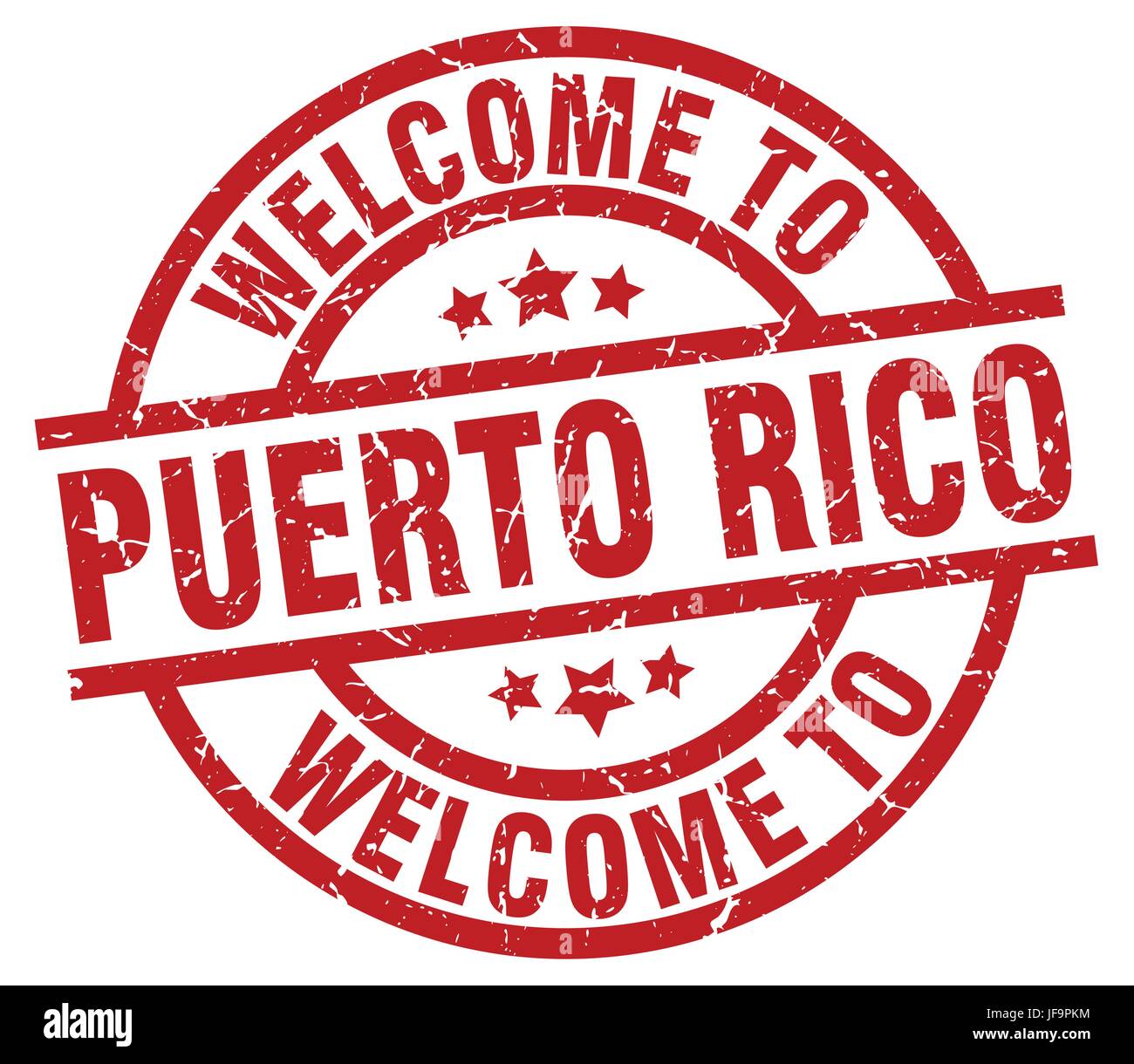 welcome to Puerto Rico red stamp Stock Vector Image & Art - Alamy