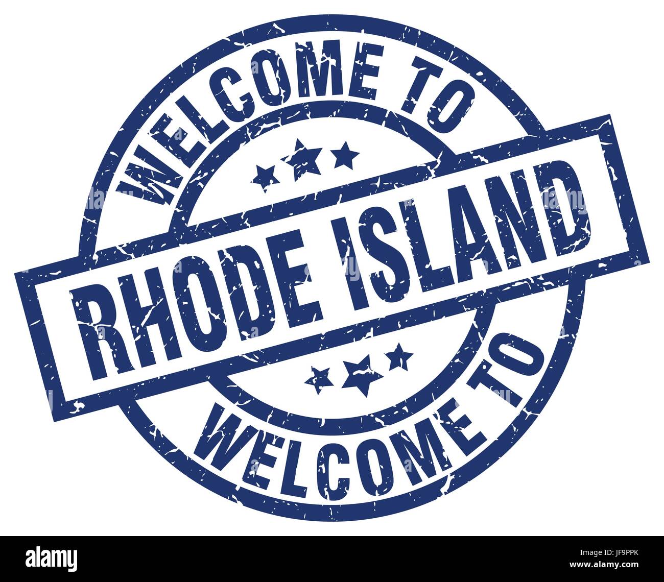 welcome to Rhode Island blue stamp Stock Vector Image & Art - Alamy