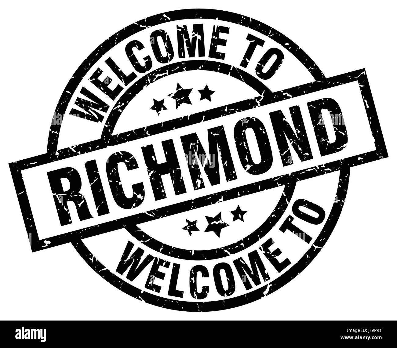 welcome to Richmond black stamp Stock Vector Image & Art - Alamy