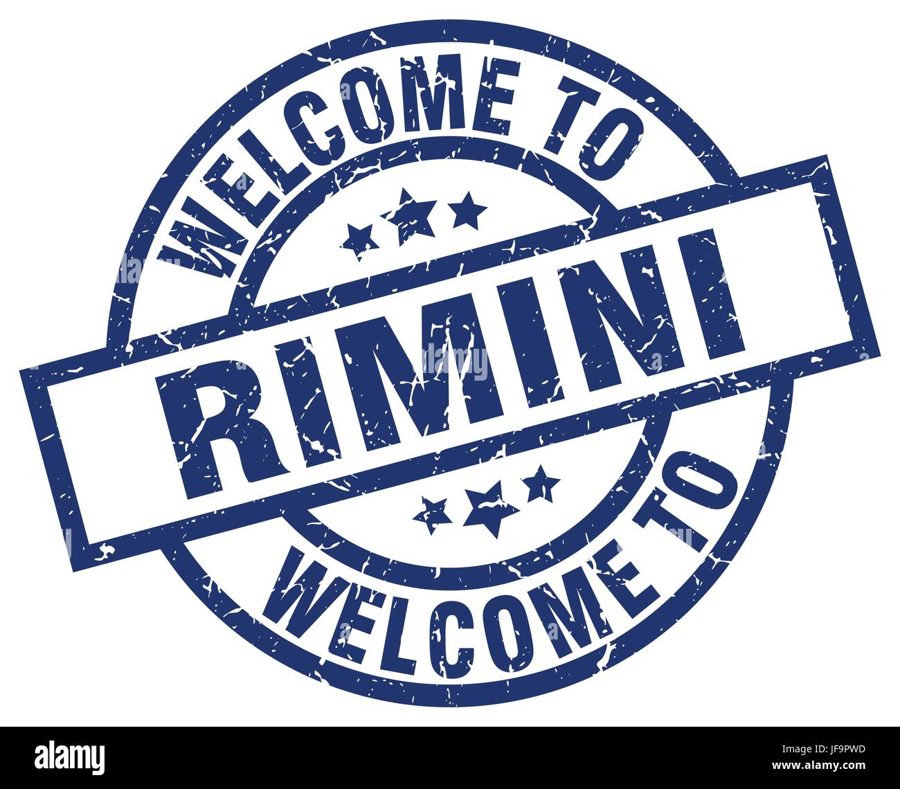 welcome to Rimini blue stamp Stock Vector Image & Art - Alamy