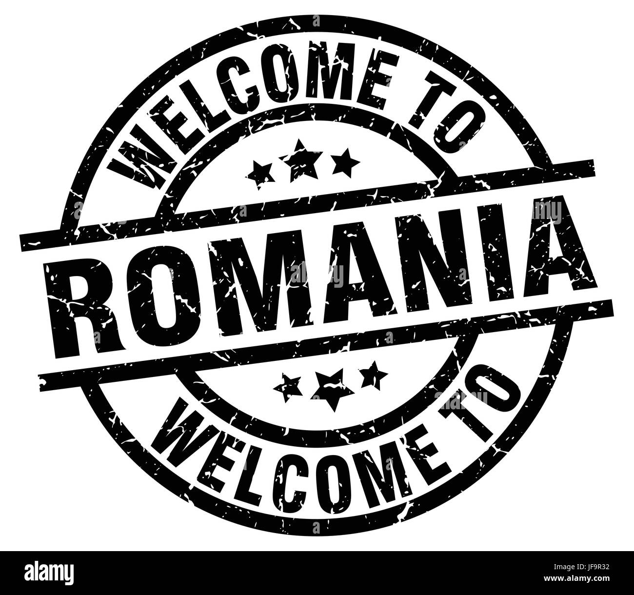 welcome to Romania black stamp Stock Vector Image & Art - Alamy