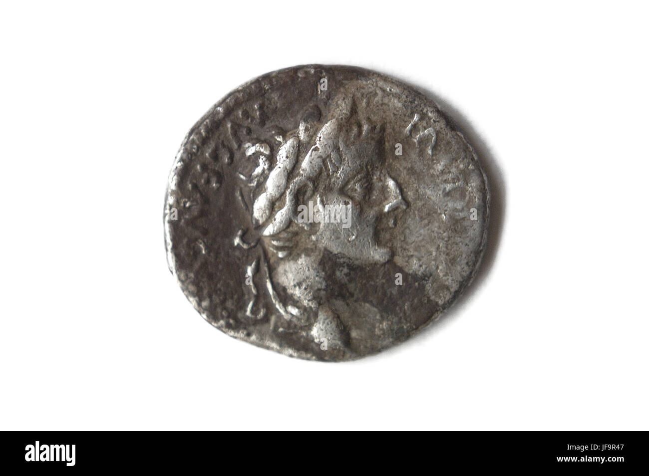 Roman silver denarius Stock Photo - Alamy
