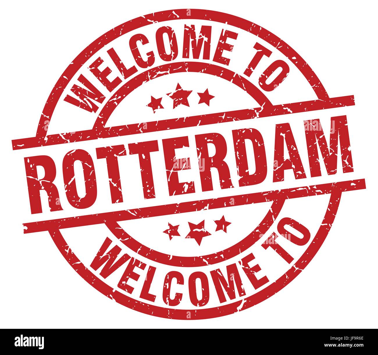 welcome to Rotterdam red stamp Stock Vector Image & Art - Alamy