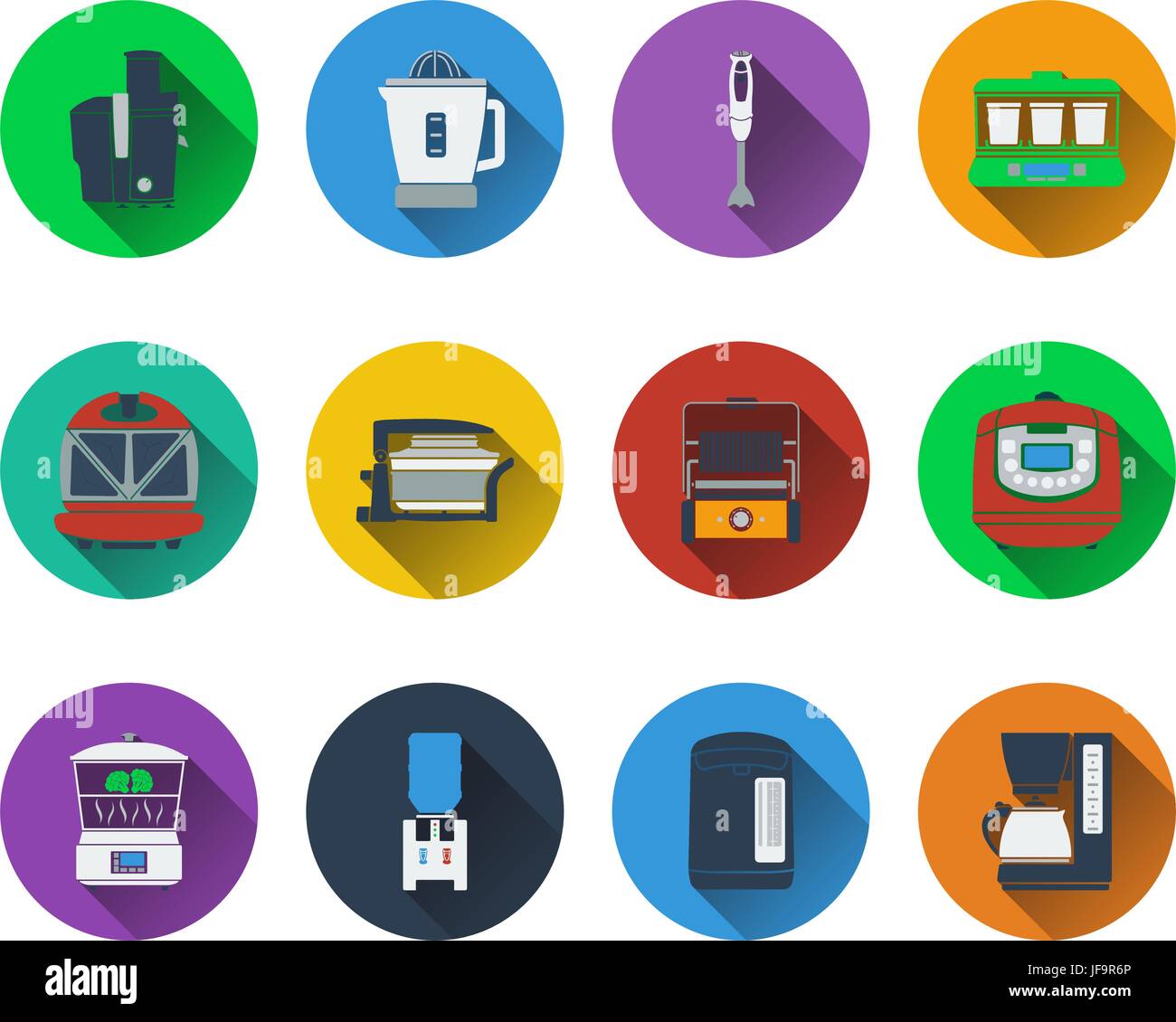 Set of kitchen equipment icons Stock Vector Image & Art - Alamy
