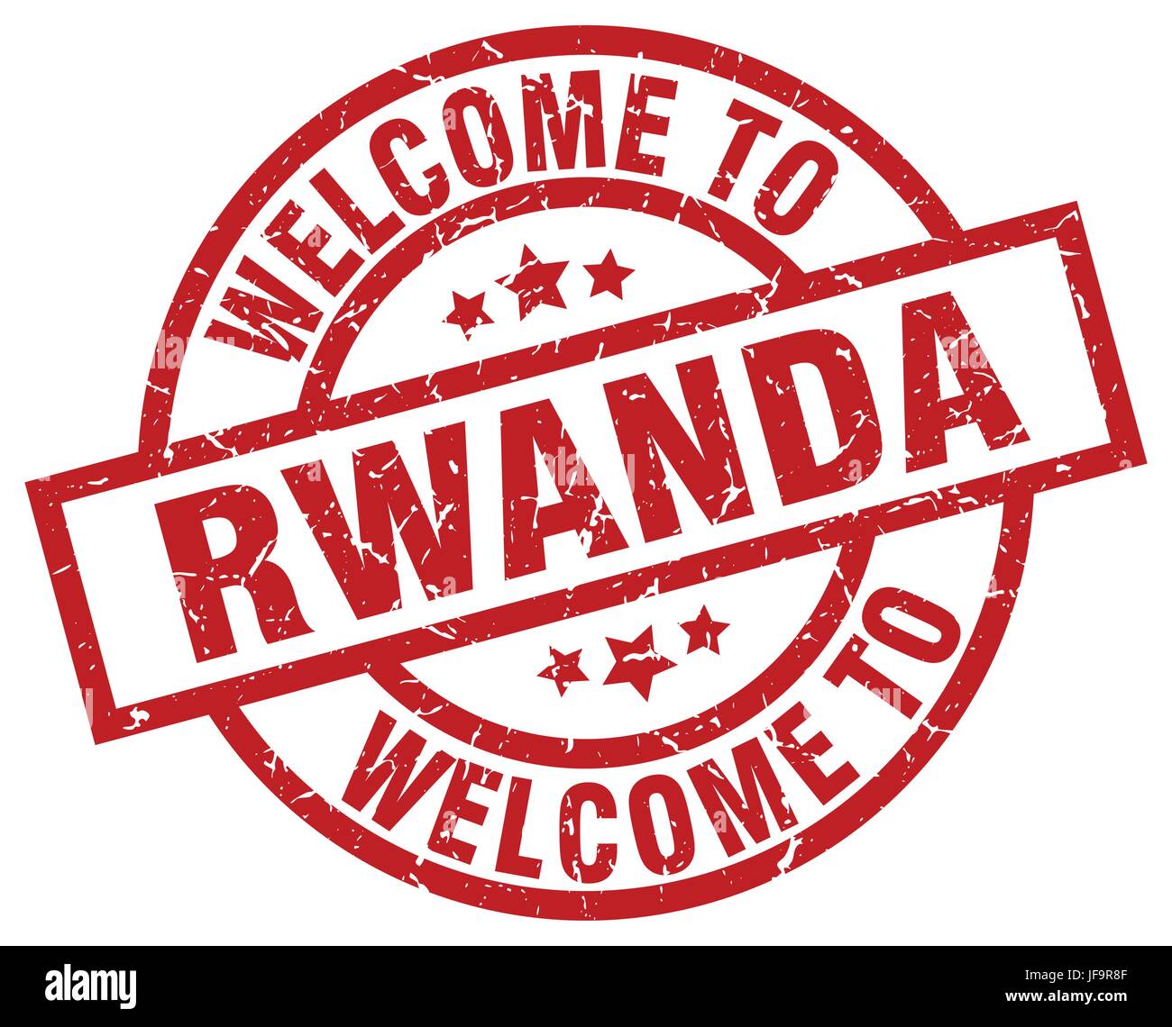 welcome to Rwanda red stamp Stock Vector Image & Art - Alamy