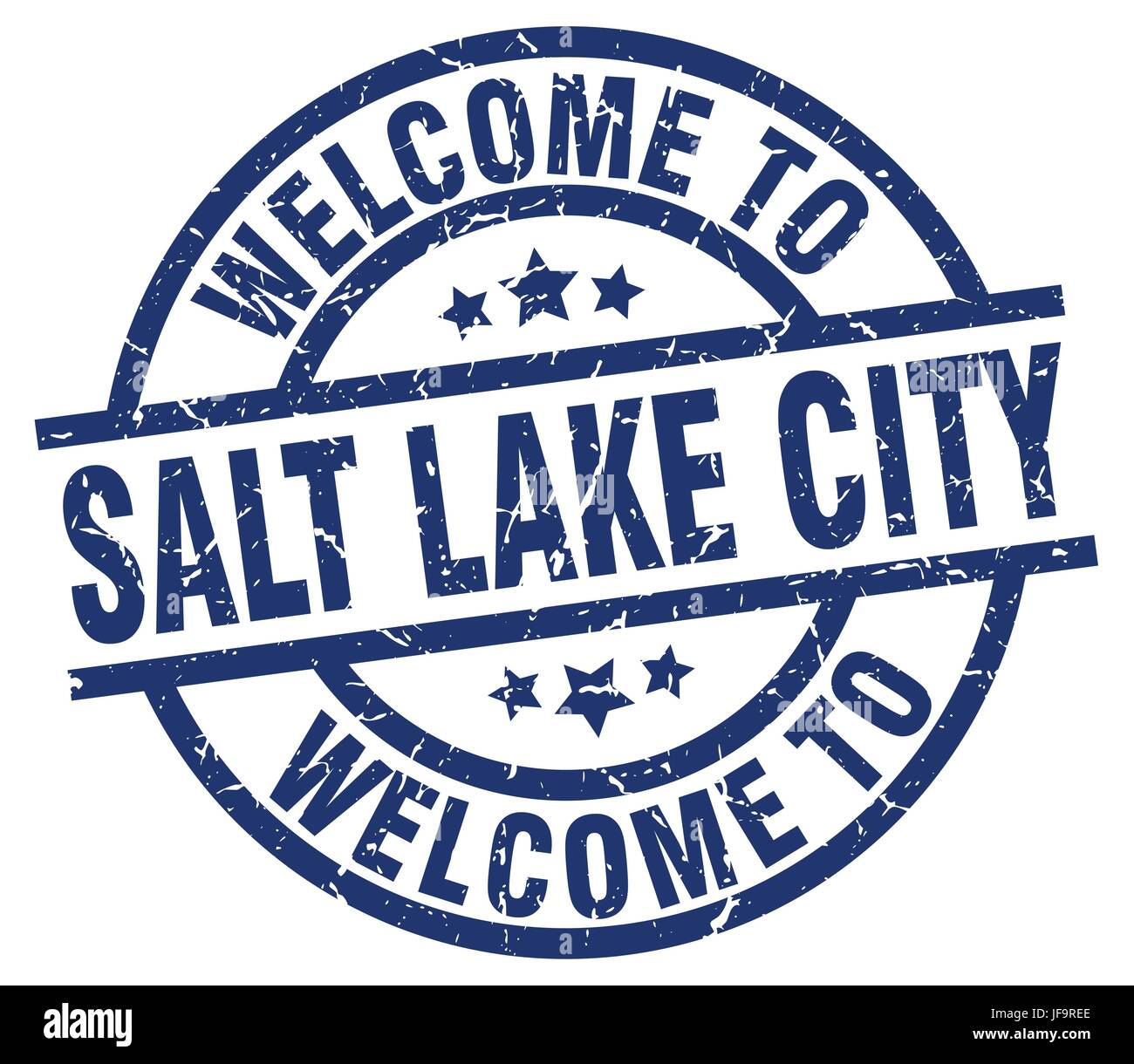 welcome to Salt Lake City blue stamp Stock Vector Image & Art - Alamy