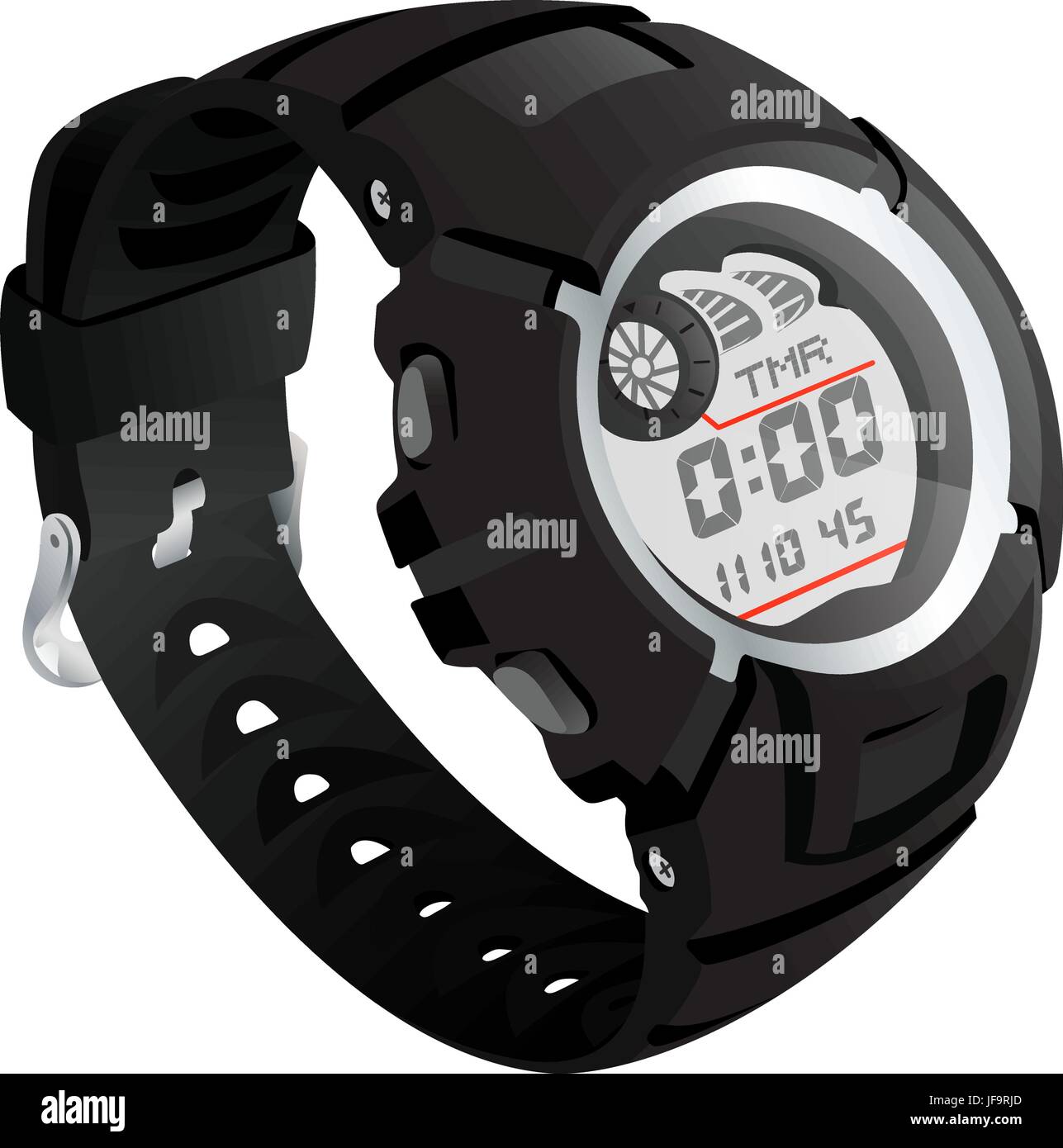 Smart watch face dial Stock Vector Images - Alamy