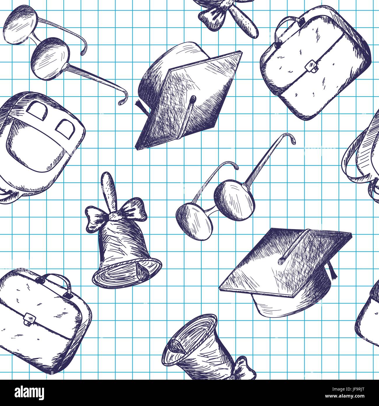 School theme seamless Stock Vector Image & Art - Alamy