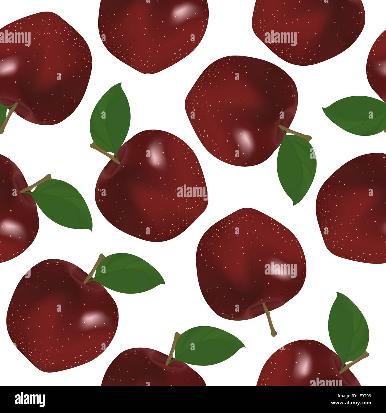 Red apple seamless pattern Stock Vector Image & Art - Alamy