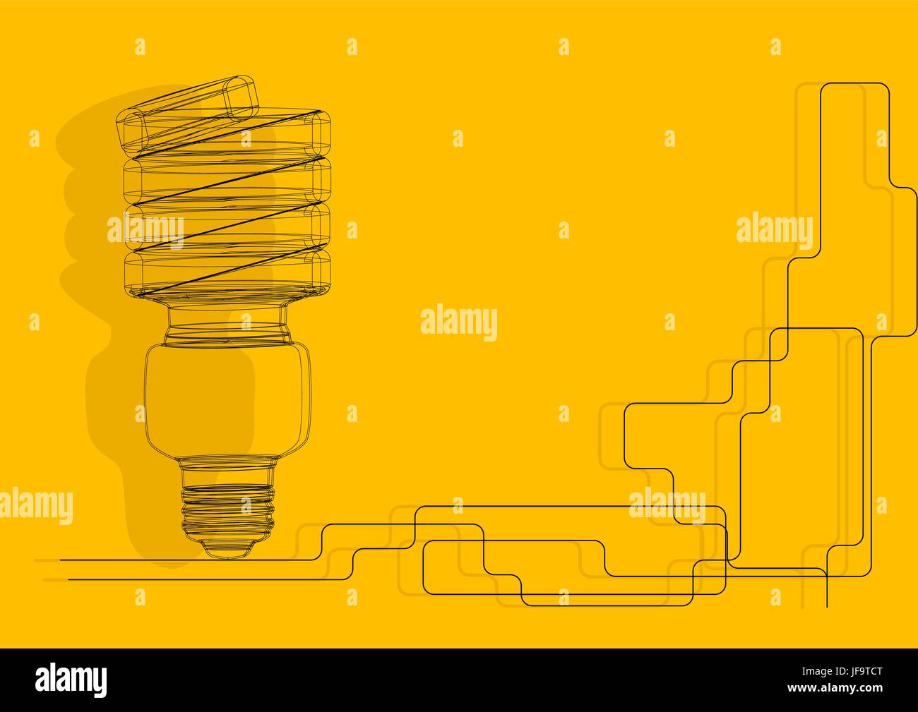 modern light bulb Stock Vector Image & Art - Alamy