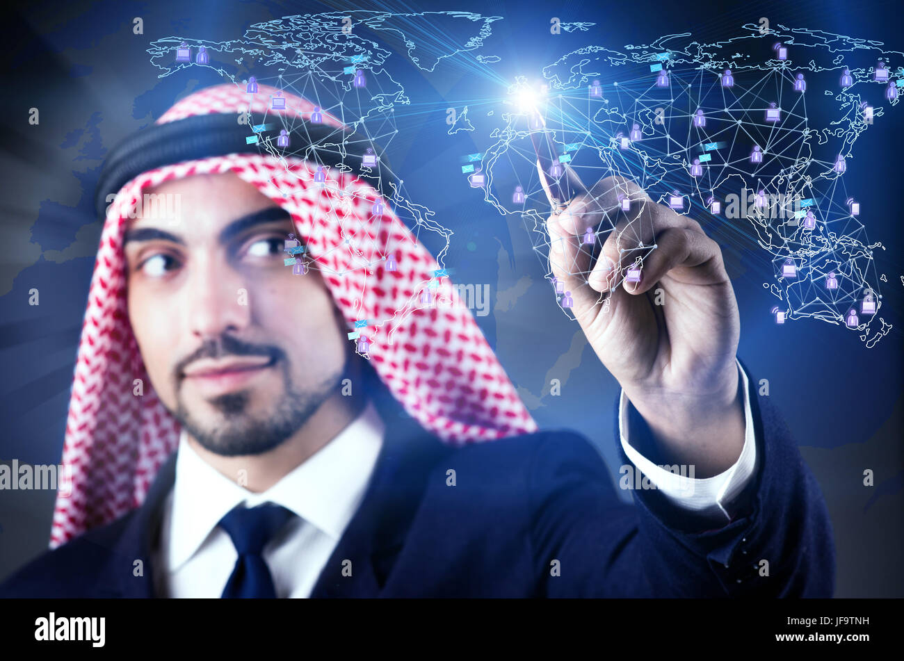 Arab man in social hi-res stock photography and images - Alamy