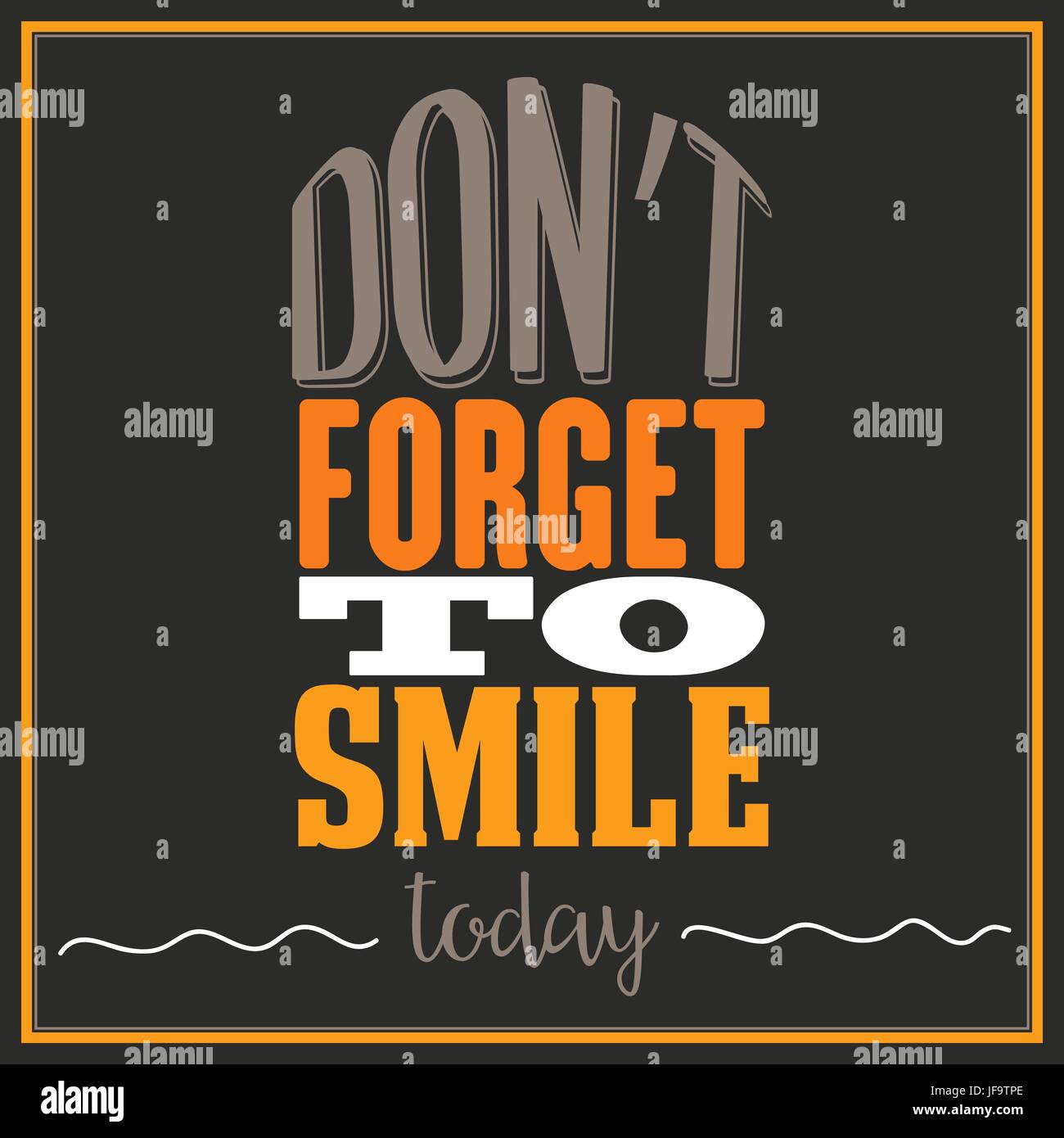 Smile today Stock Vector Images - Alamy