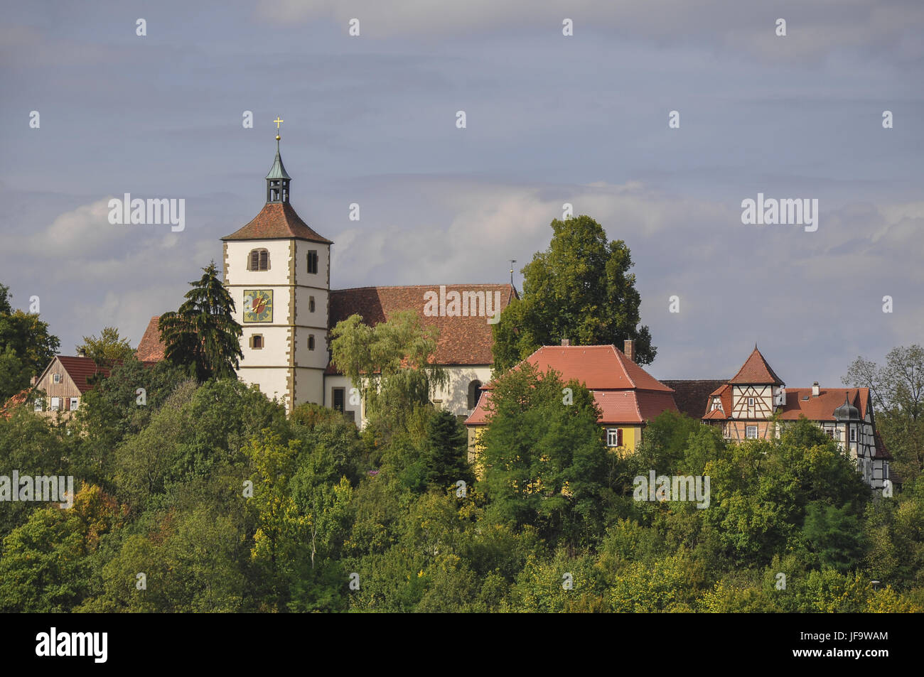 Stoeckenburg Castle in Vellberg, Germany Stock Photo - Alamy