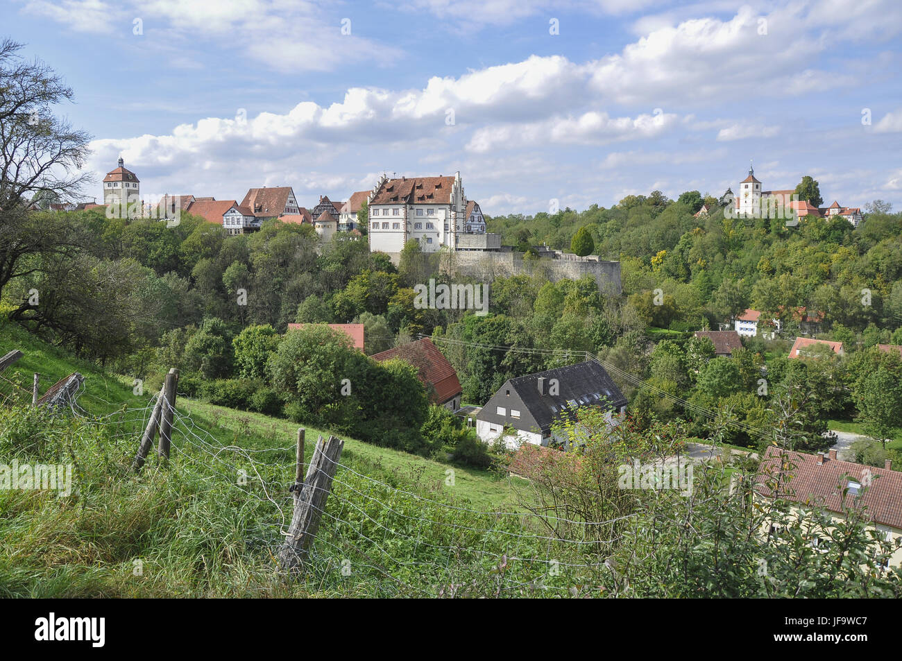 Old-town of Vellberg, Germany Stock Photo - Alamy