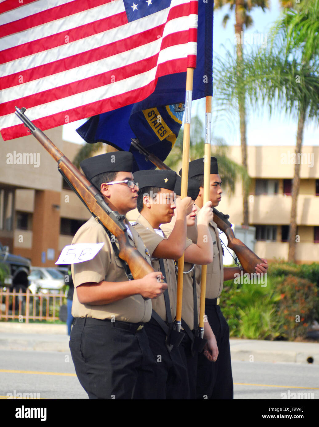 Teenagers military training hi-res stock photography and images - Alamy