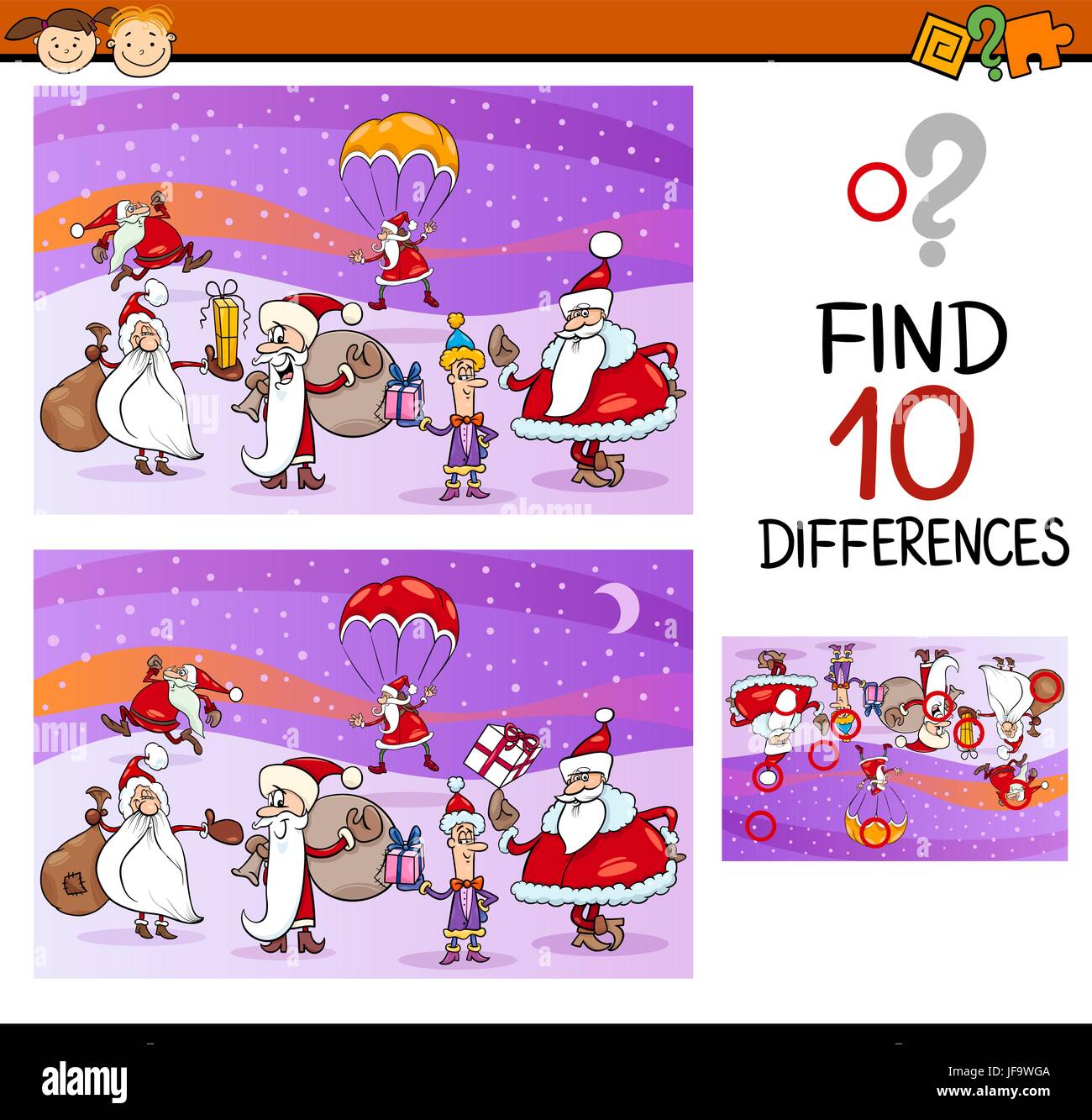 preschool differences task Stock Vector Image & Art - Alamy