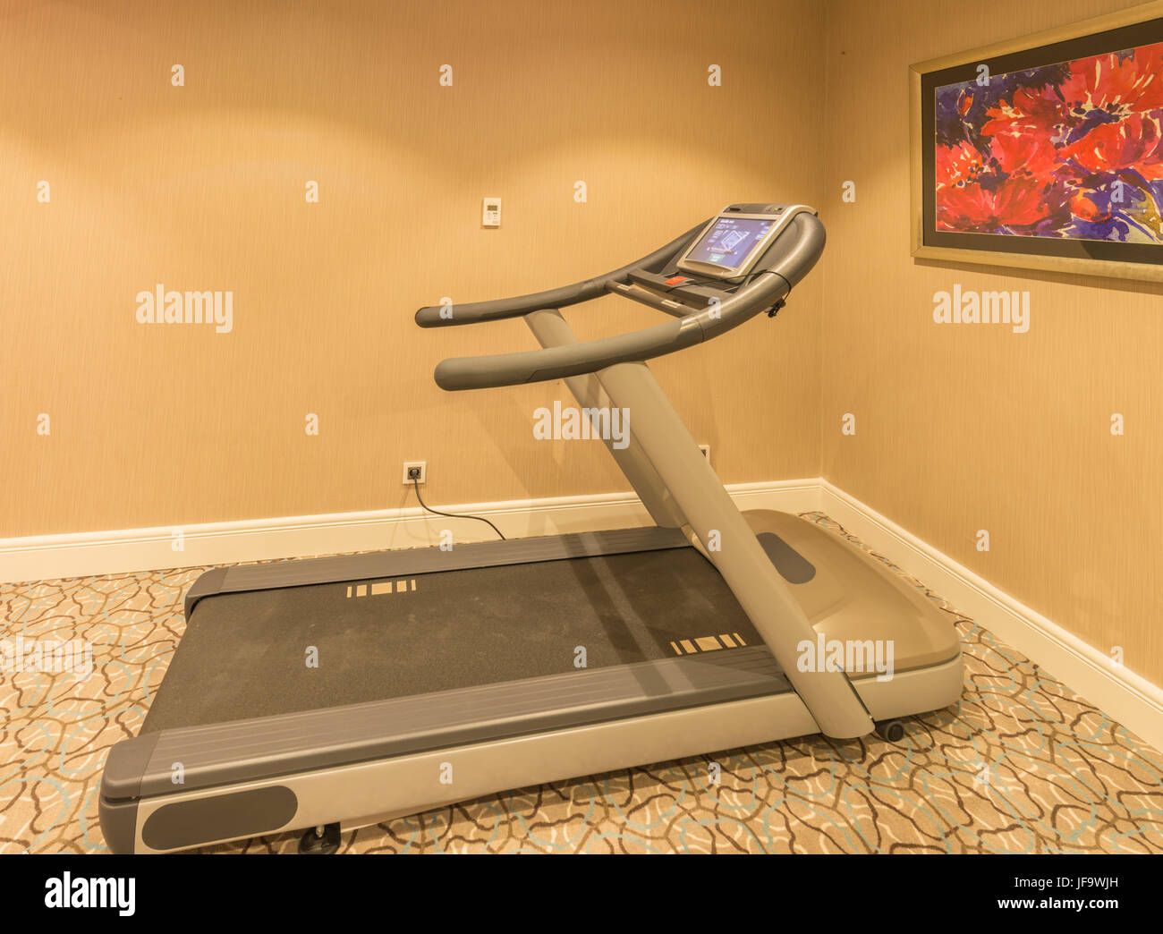 Running treadmill house hi-res stock photography and images - Alamy