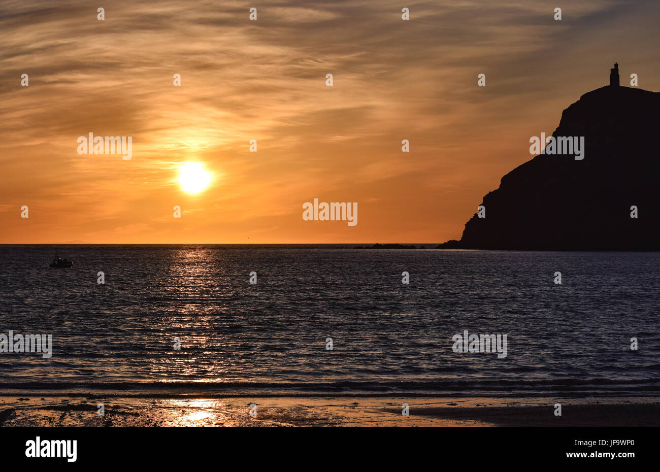 Port erin sunset hi-res stock photography and images - Alamy