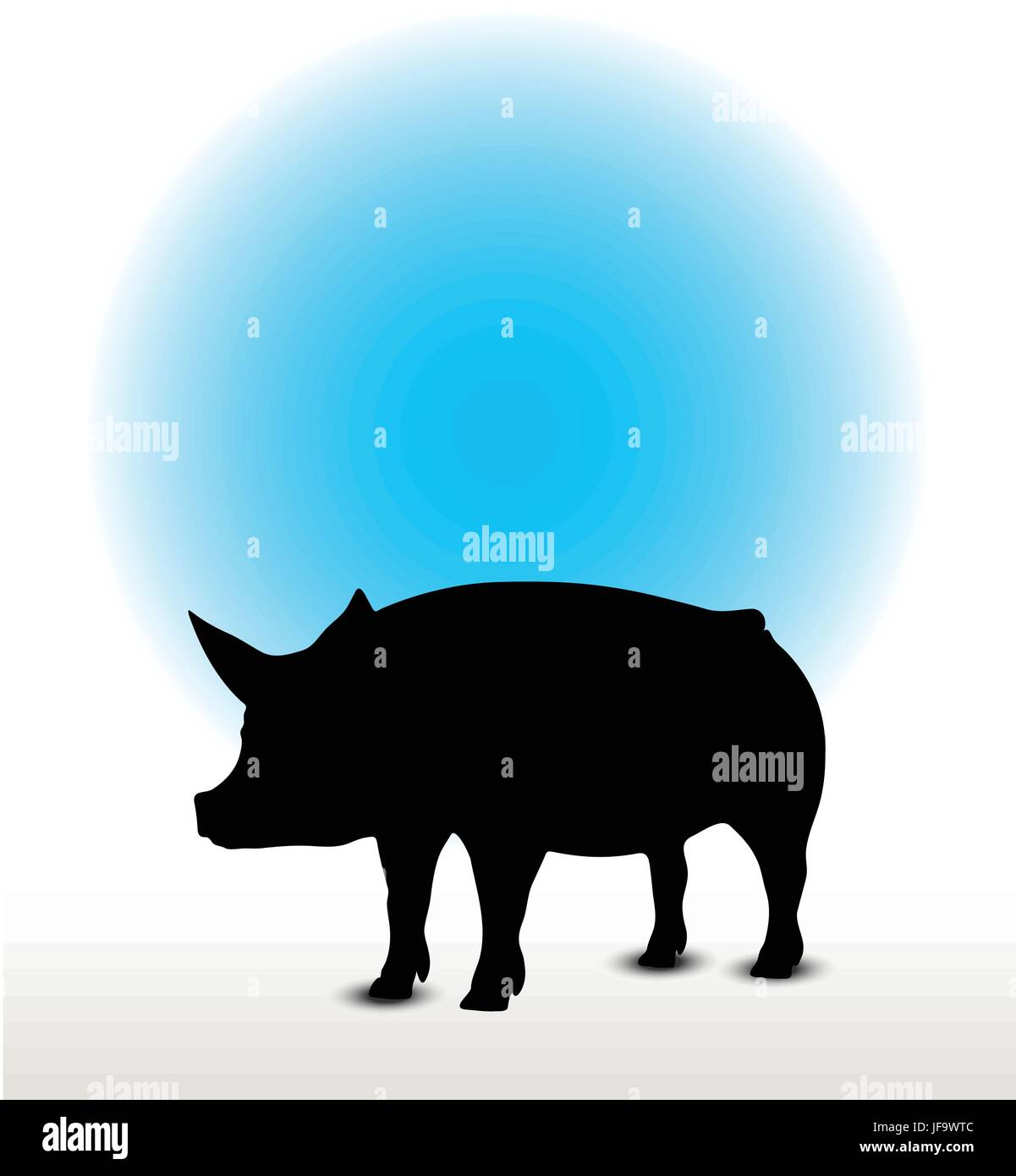 Black pig sus scrofa Stock Vector Images - Alamy