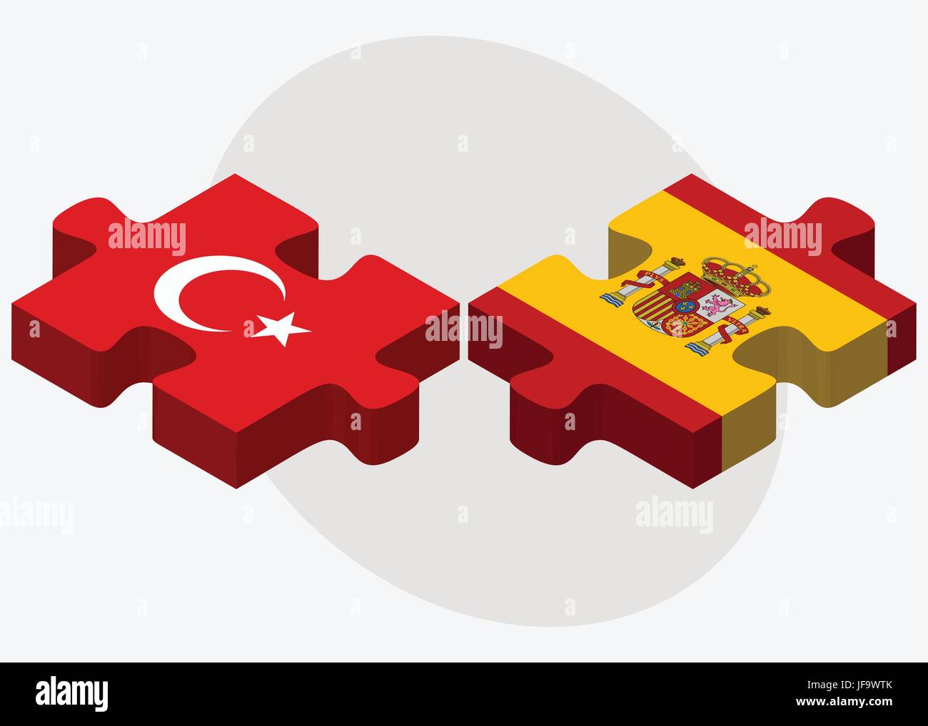 Turkey and Spain Flags Stock Vector Image & Art - Alamy