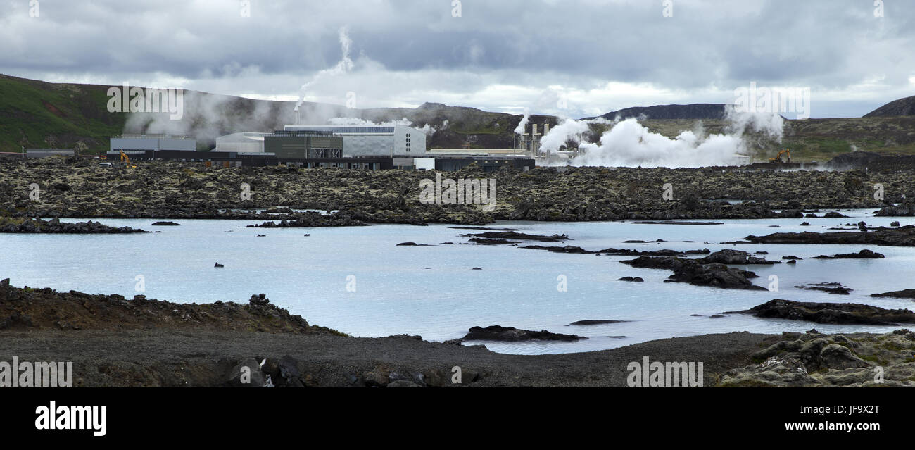 Geothermal Power Station in Iceland Stock Photo - Alamy