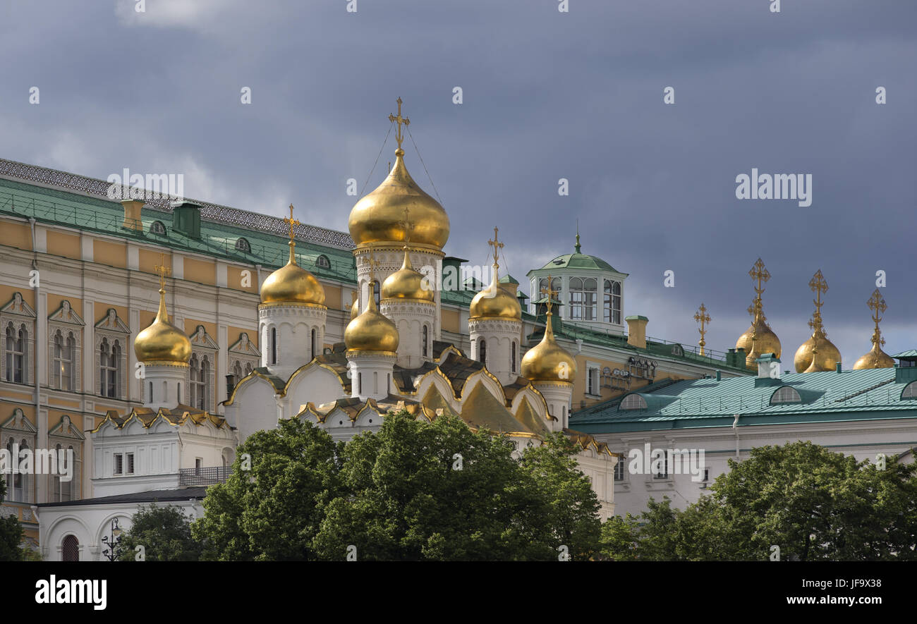 Churches of the Moscow Kremlin Stock Photo - Alamy